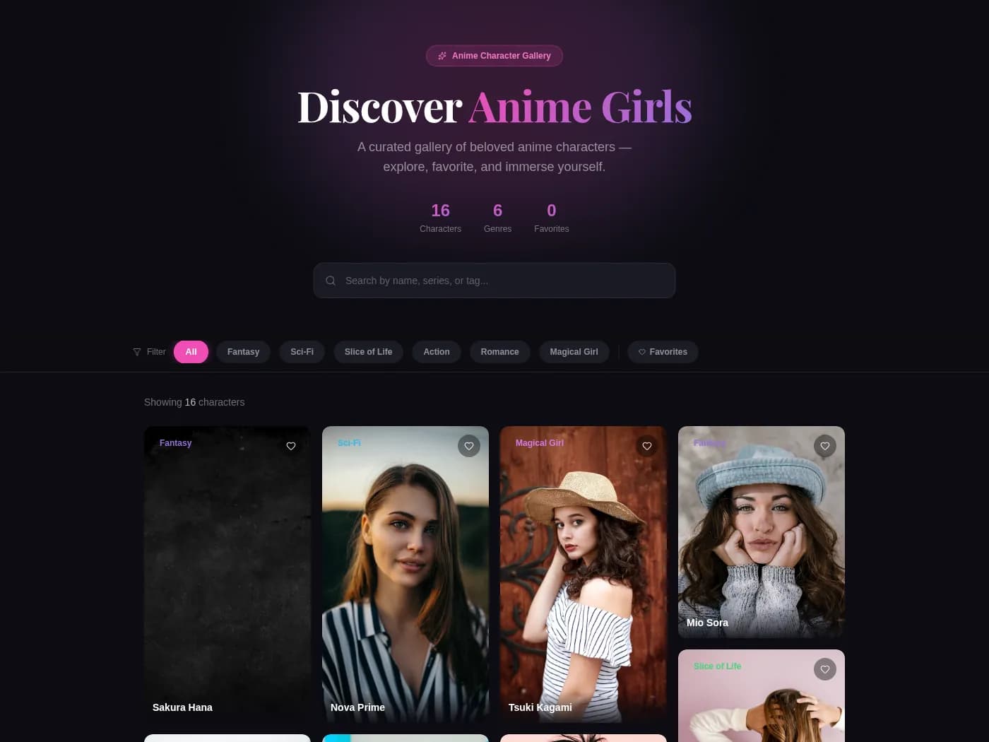 Anime Girl Gallery