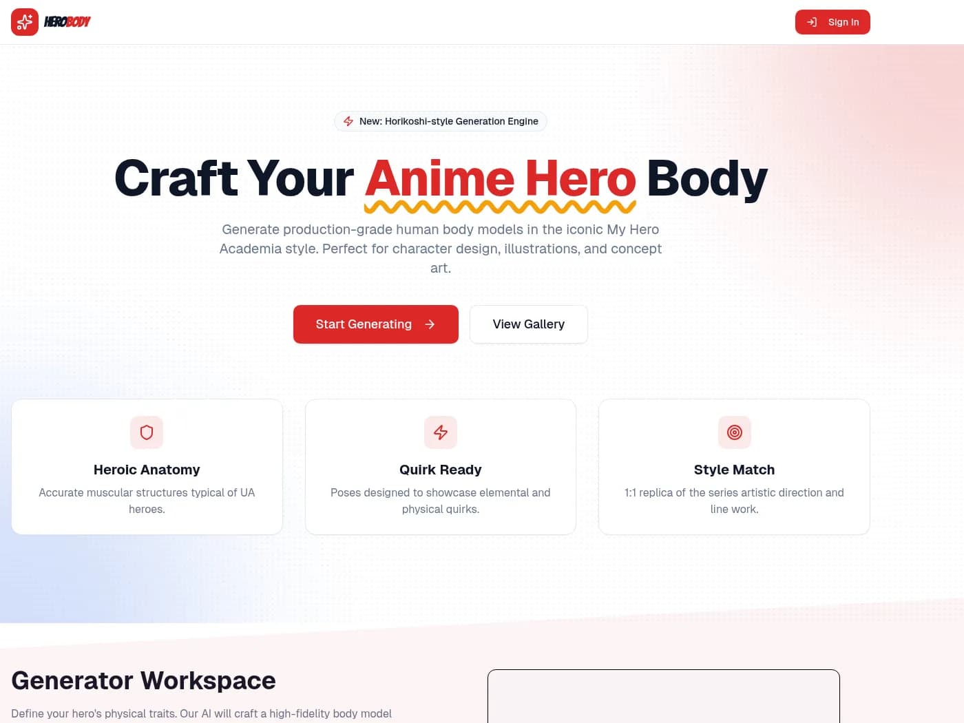 Anime Hero Body Maker