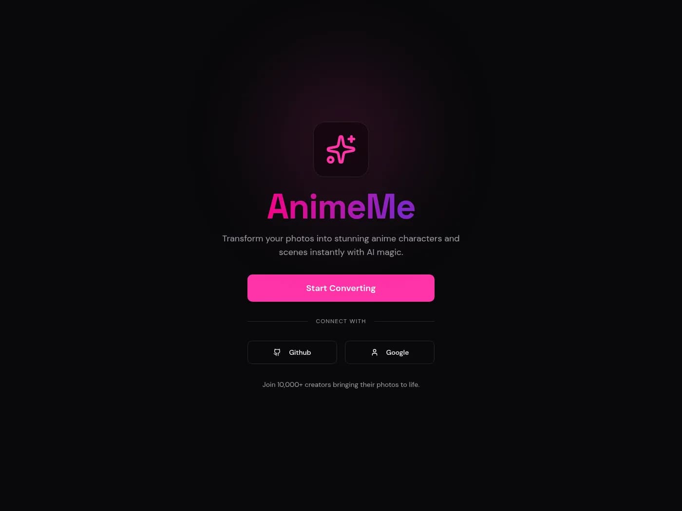 AnimeMe Web Converter