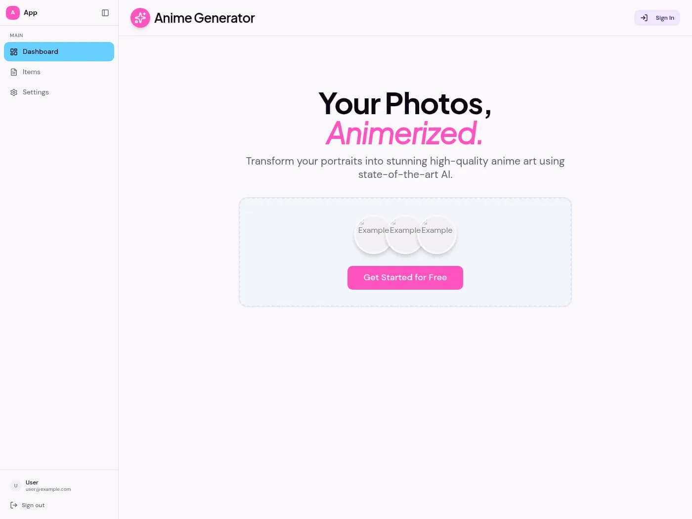 Anime Portrait Generator