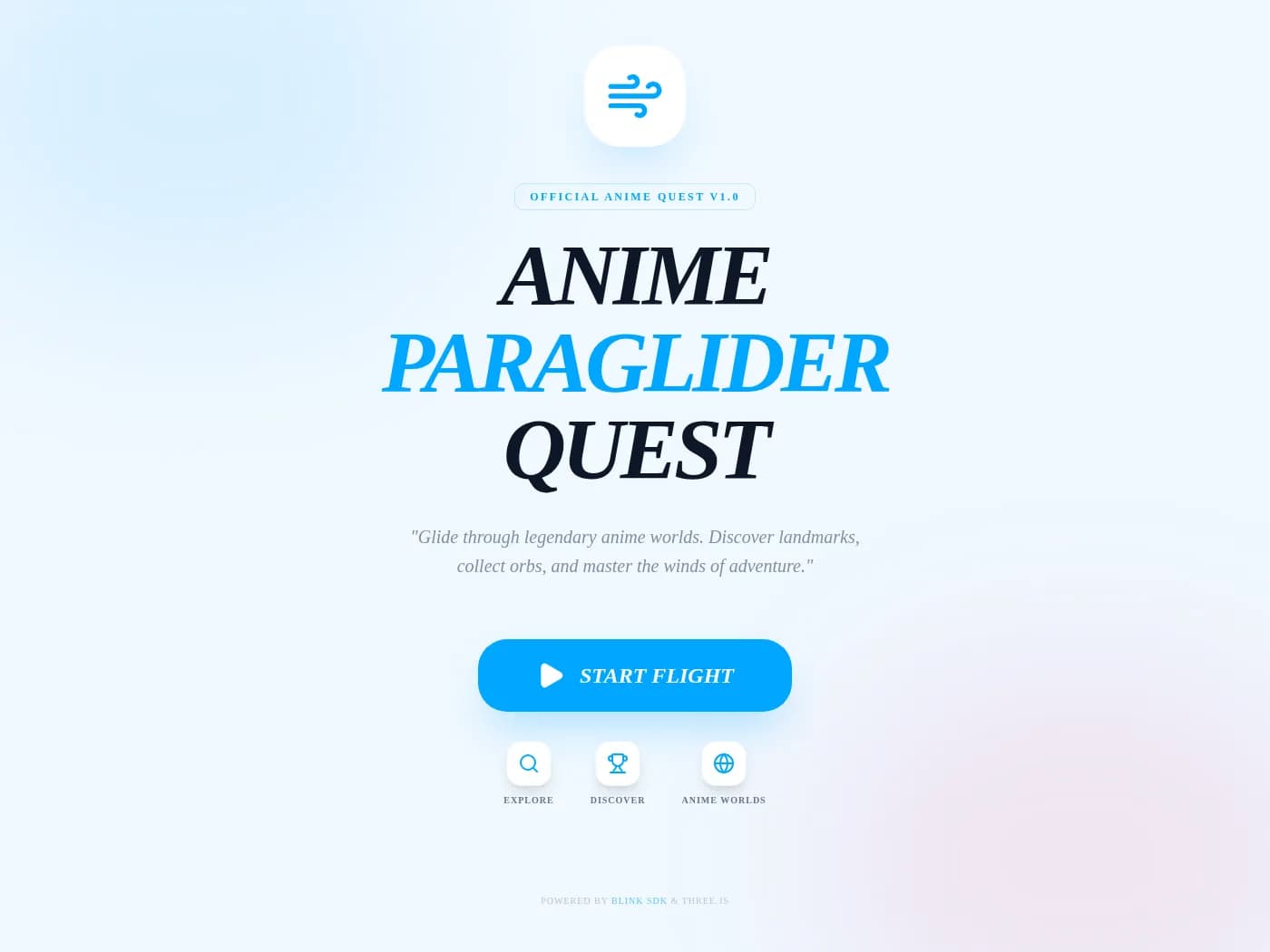 Anime Paraglider Quest