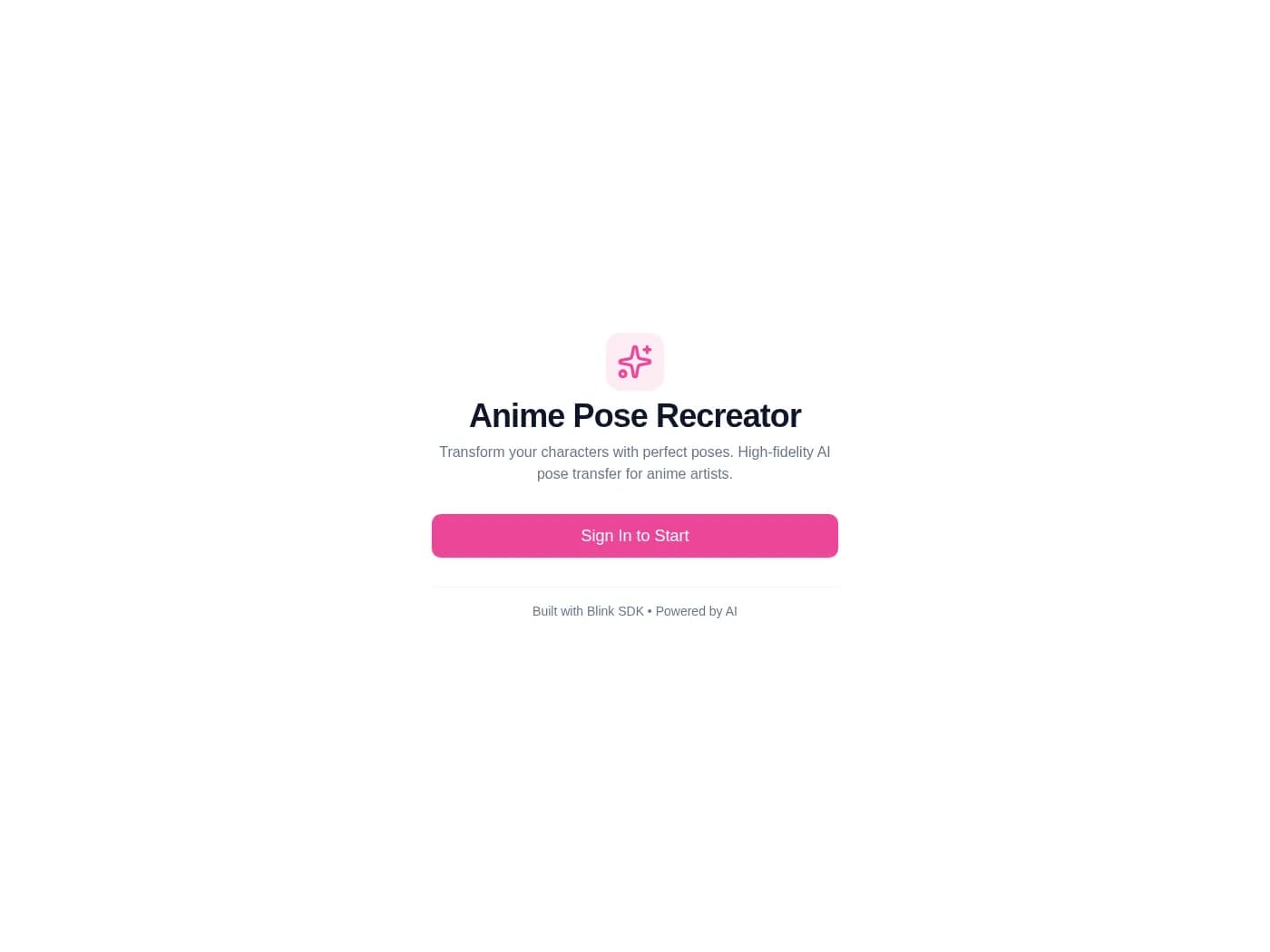 Anime Pose Recreator