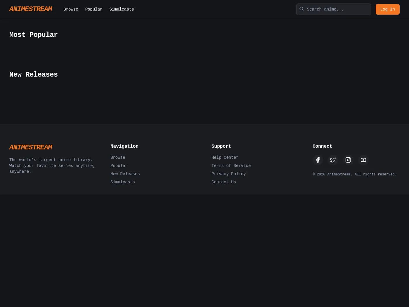 AnimeStream Clone