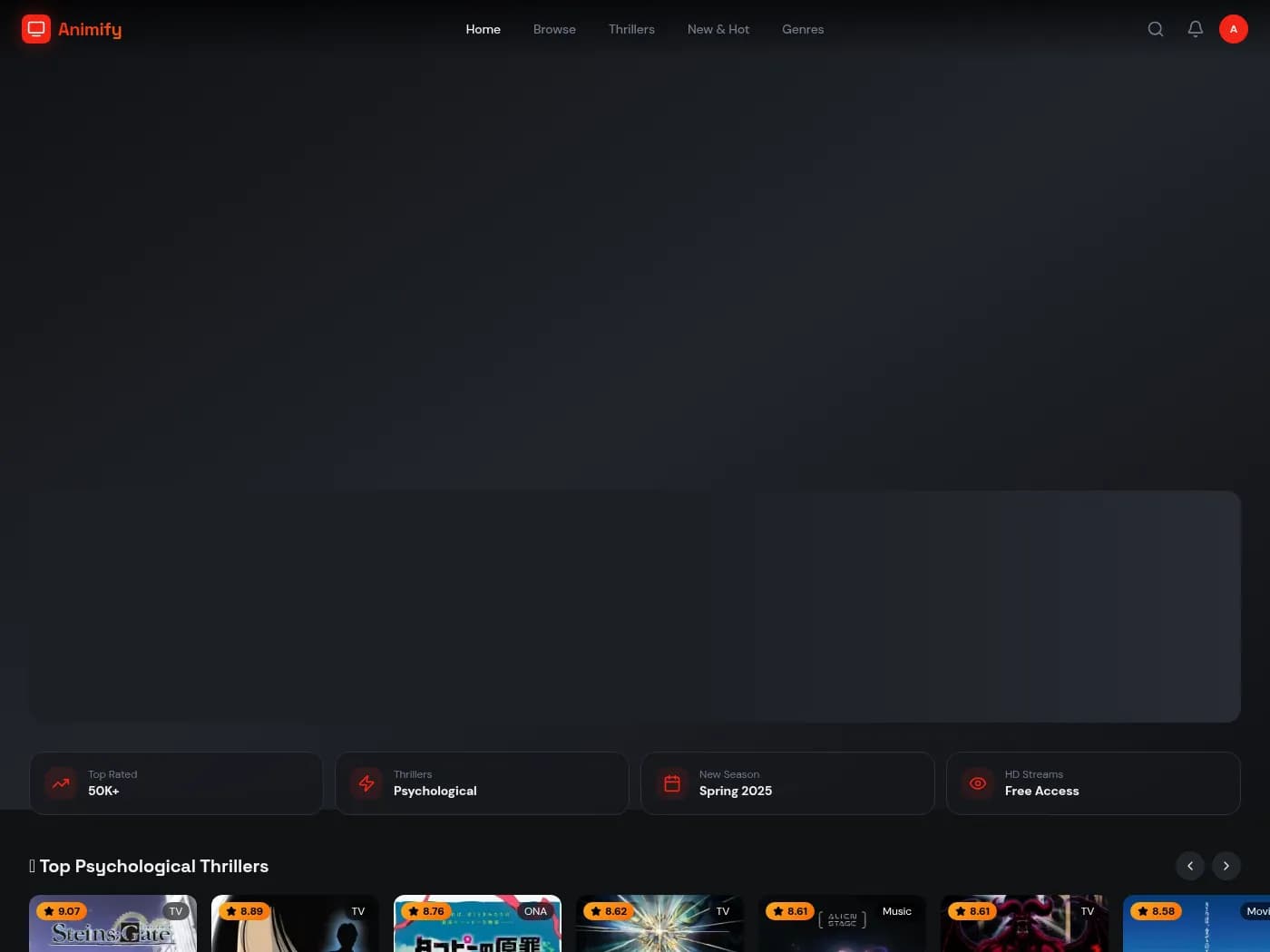 Animify Streaming Site