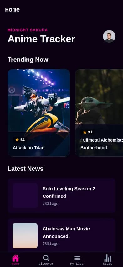 Anime Watch Tracker