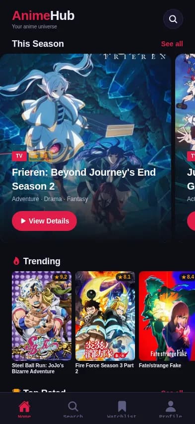 Anime Watcher Hub