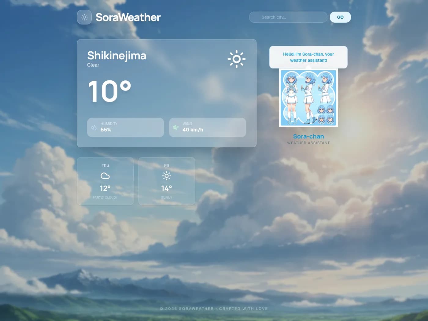 Anime Weather App
