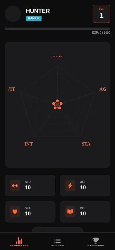 AnimeFit Quest Tracker