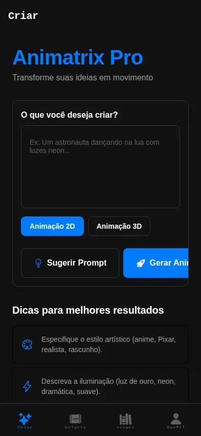 AnimPrompt Studio