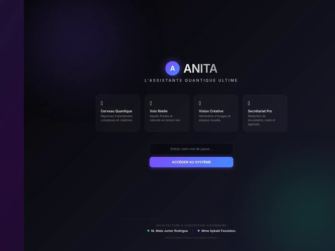 Anita Quantum Assistant