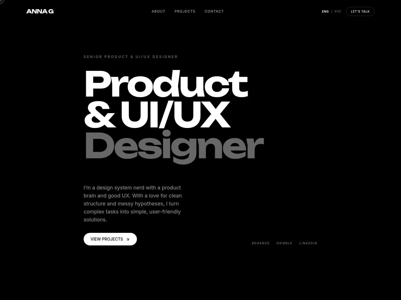 Anna Portfolio Clone