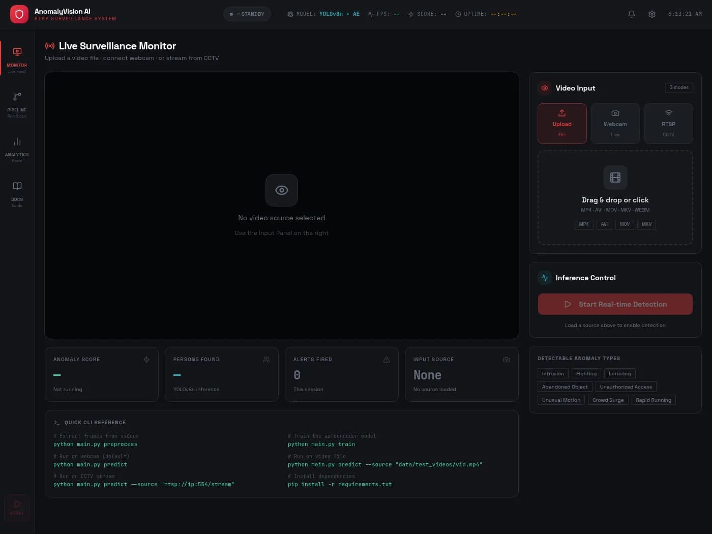AnomalyVision AI Surveillance