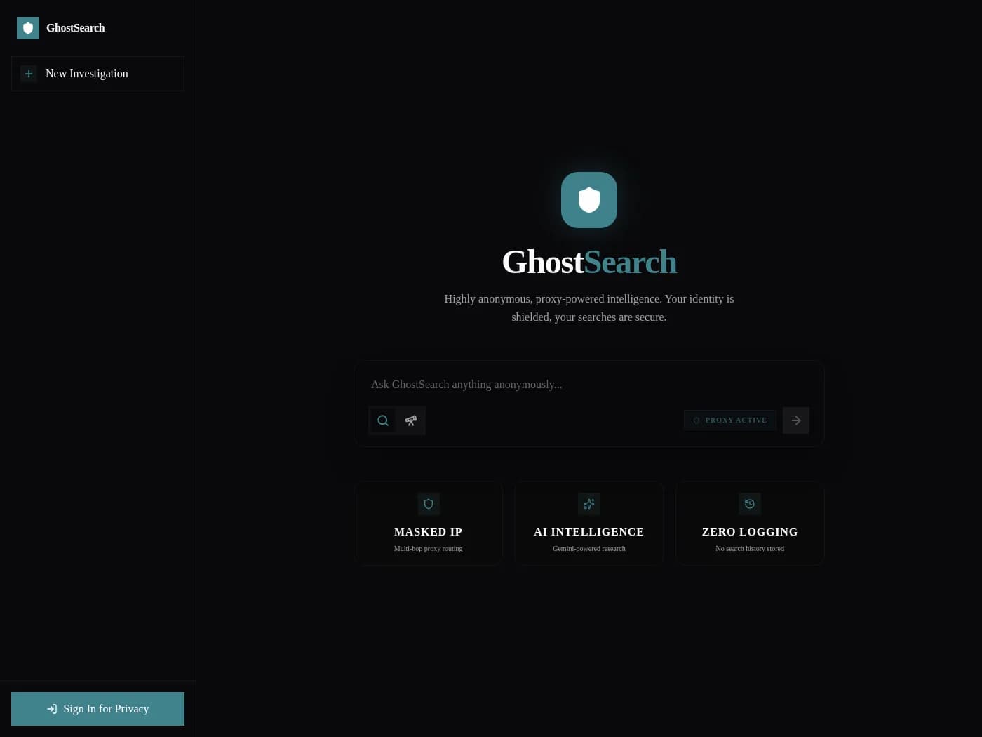 Anon Proxy Search
