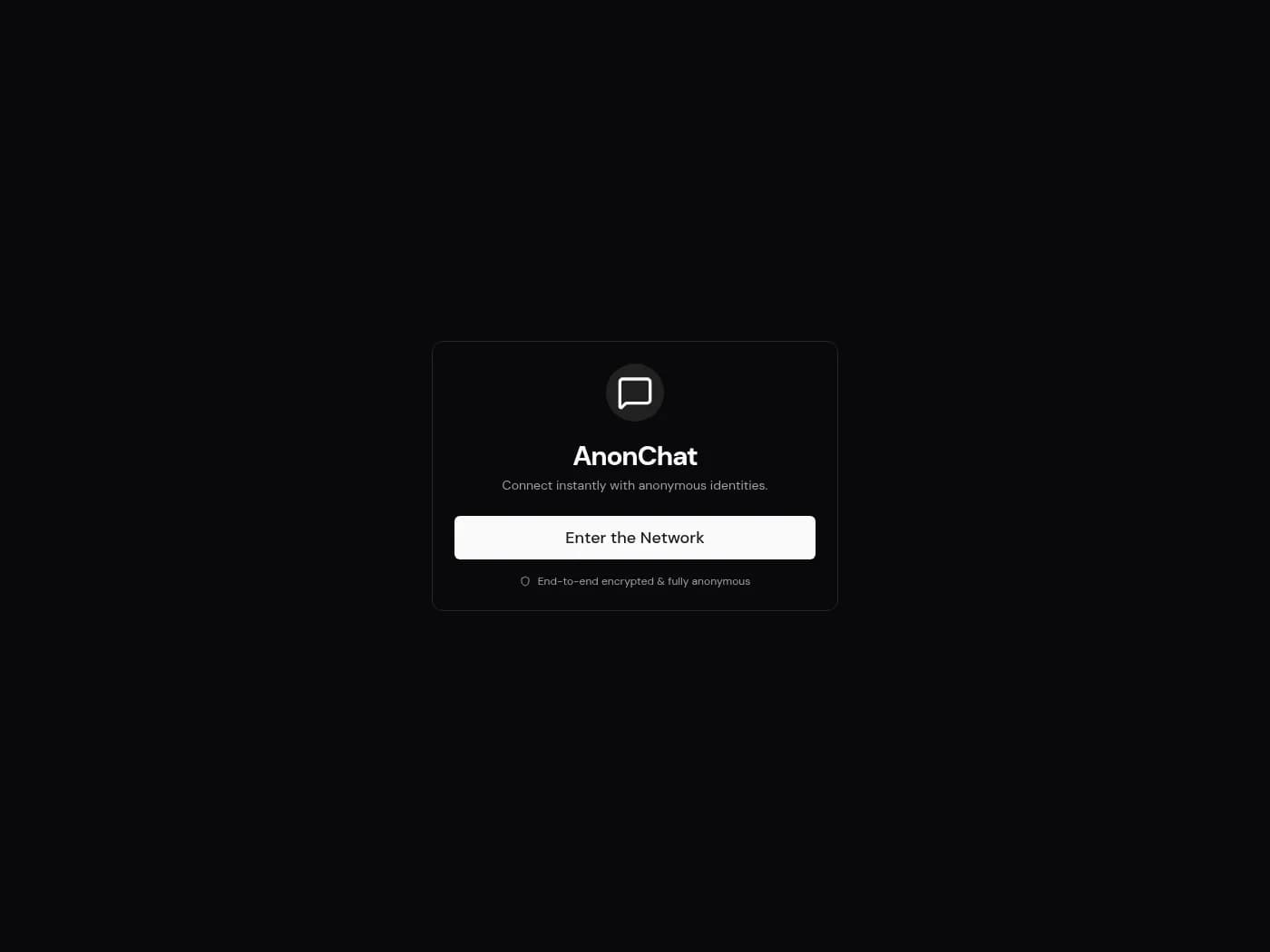 AnonChat Network