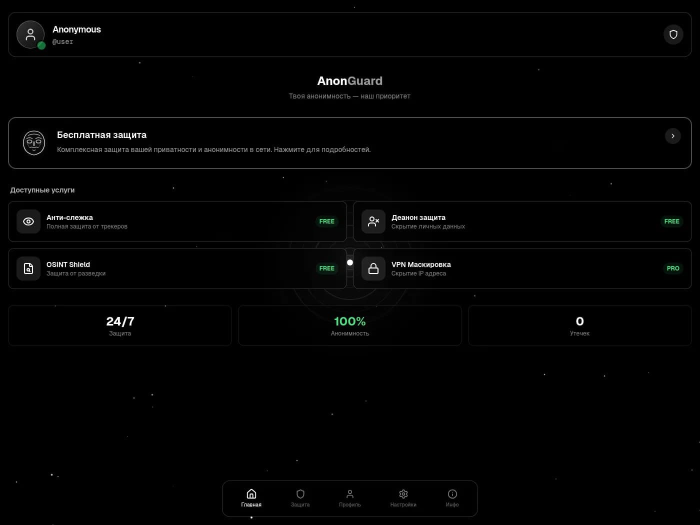 AnonGuard Mini App