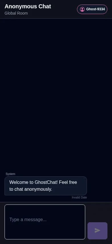 Anonim Mesajlaşma Uygulaması