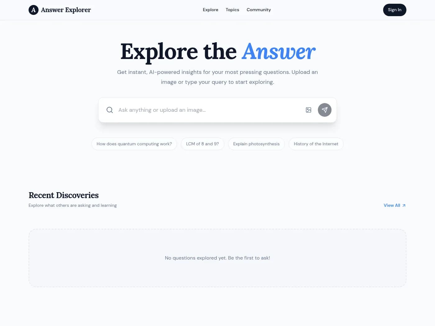 Answer Explorer