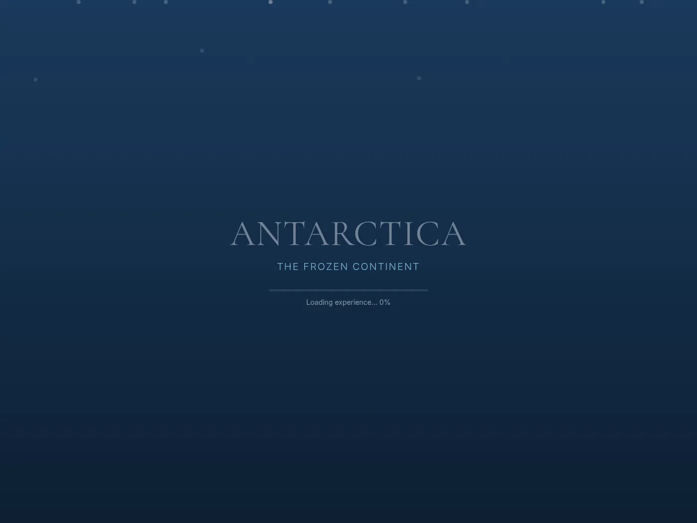 Antarctic 3D Experience