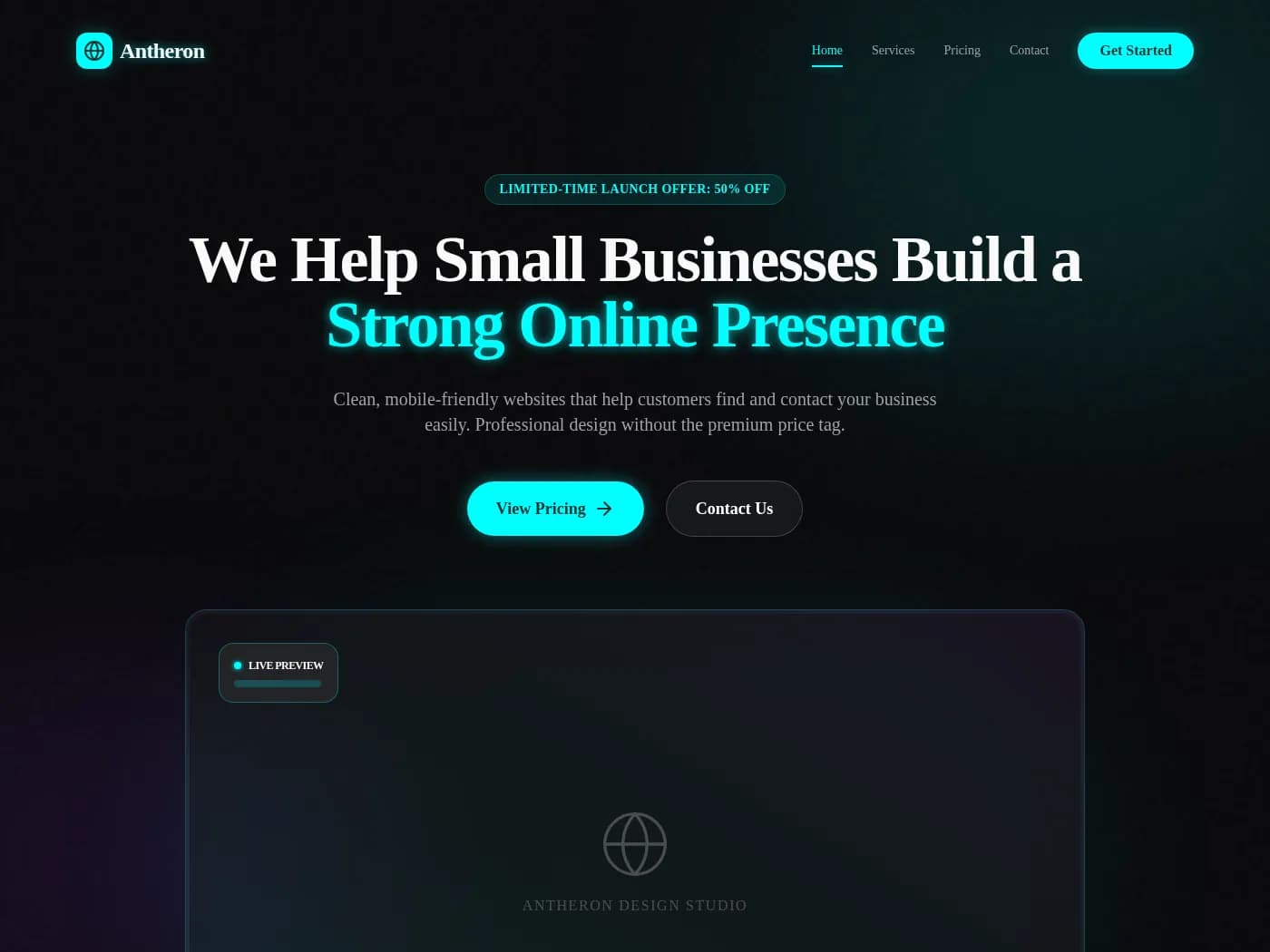 Antheron Web Studio