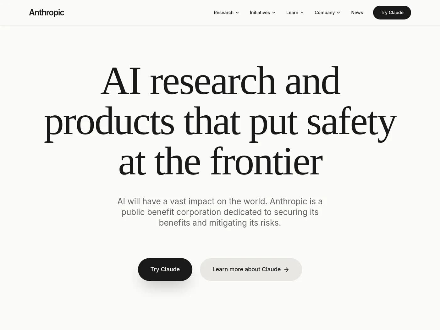Anthropic Style Website