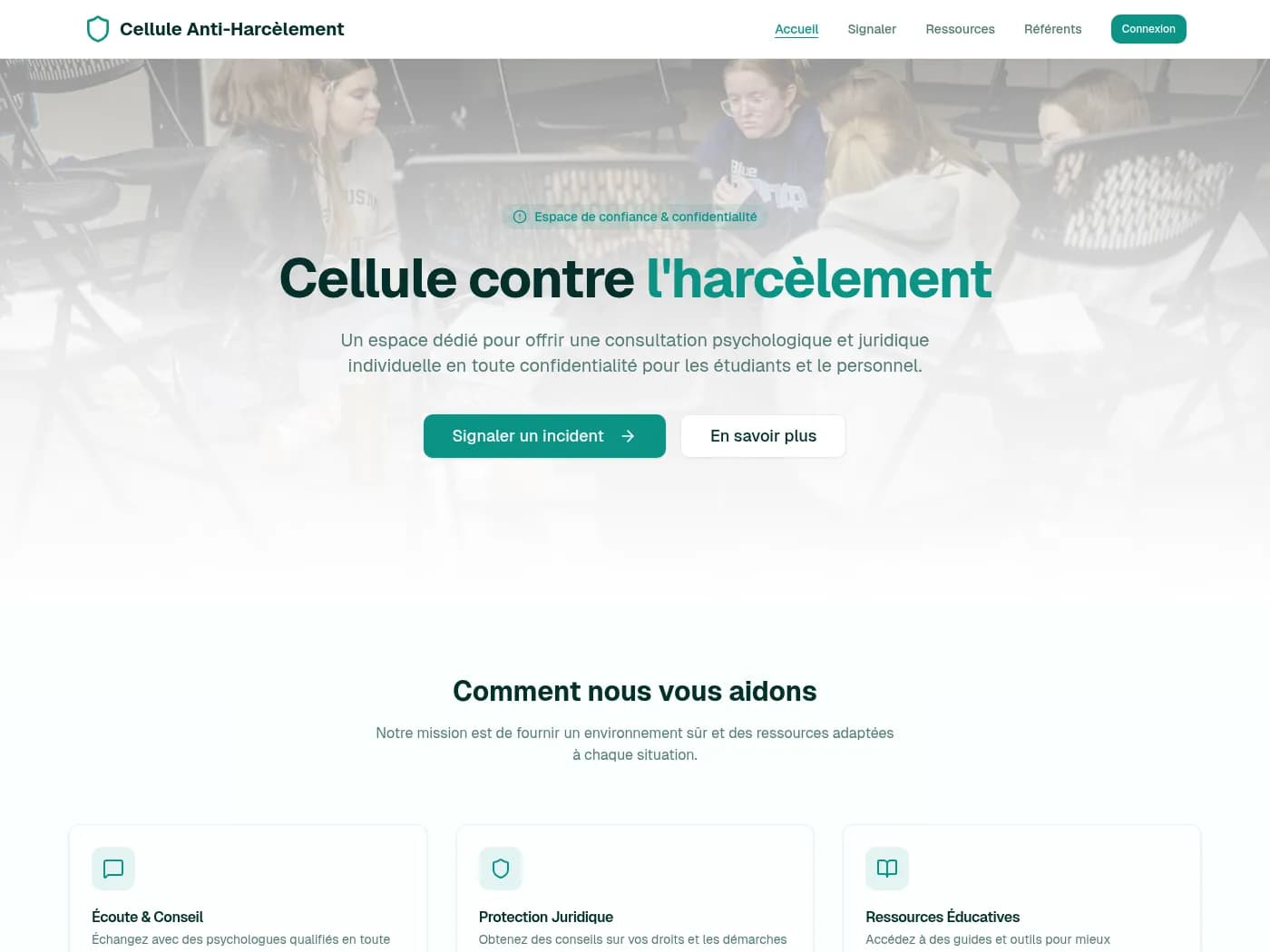 Anti-Harassment Hub