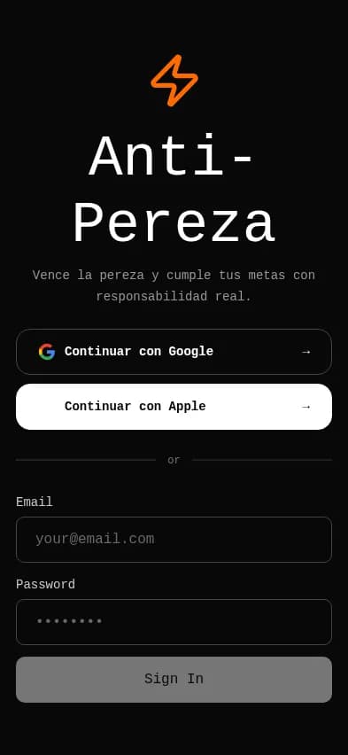 Anti-Pereza Productivity App