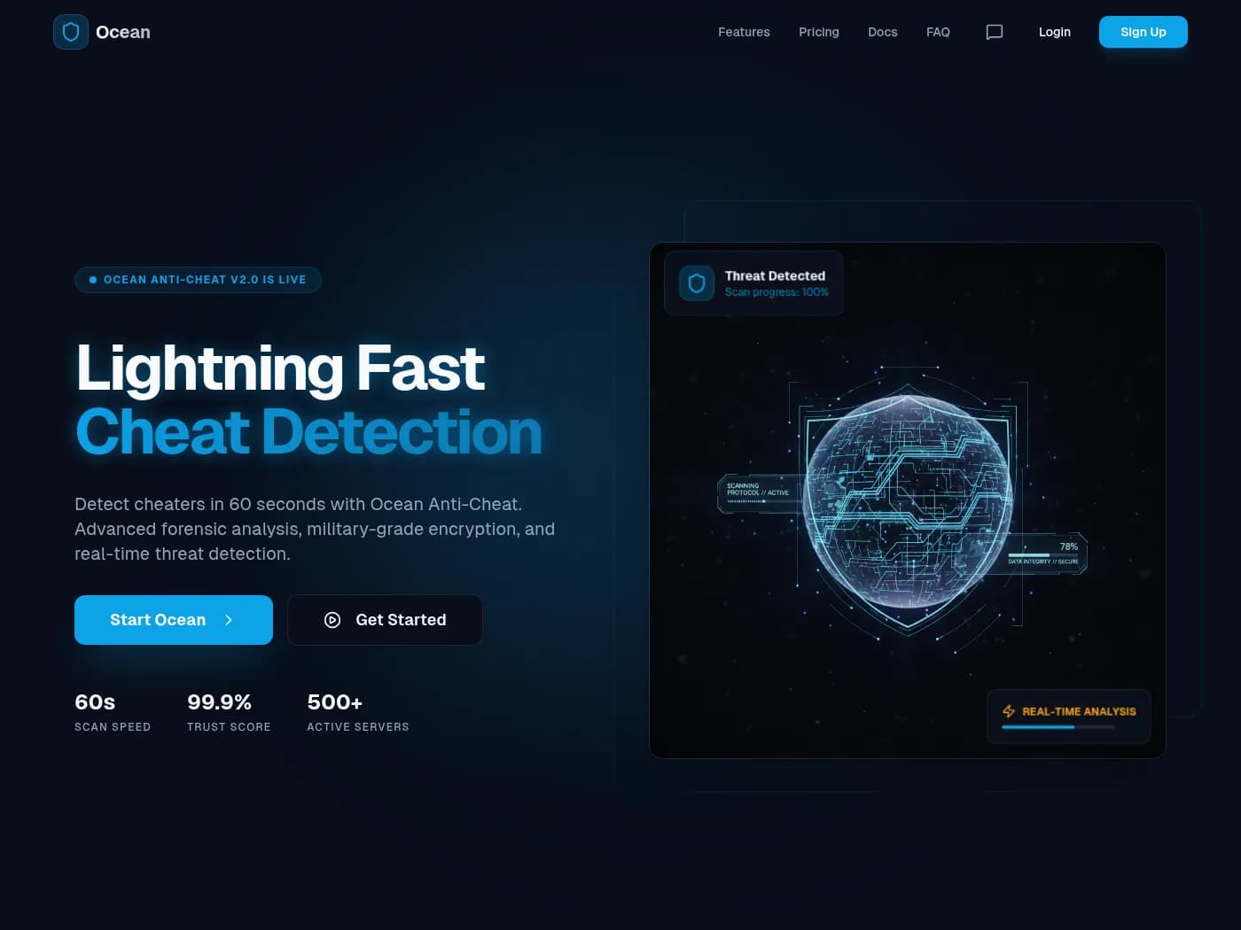 AntiCheat Styled Site