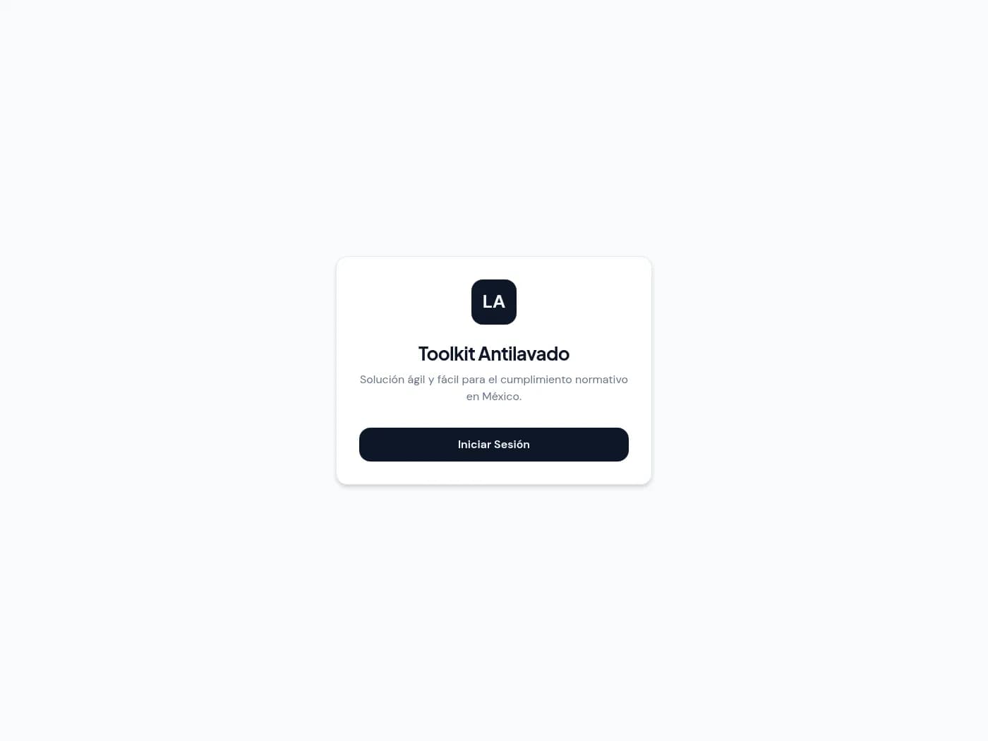 Ley Antilavado Toolkit