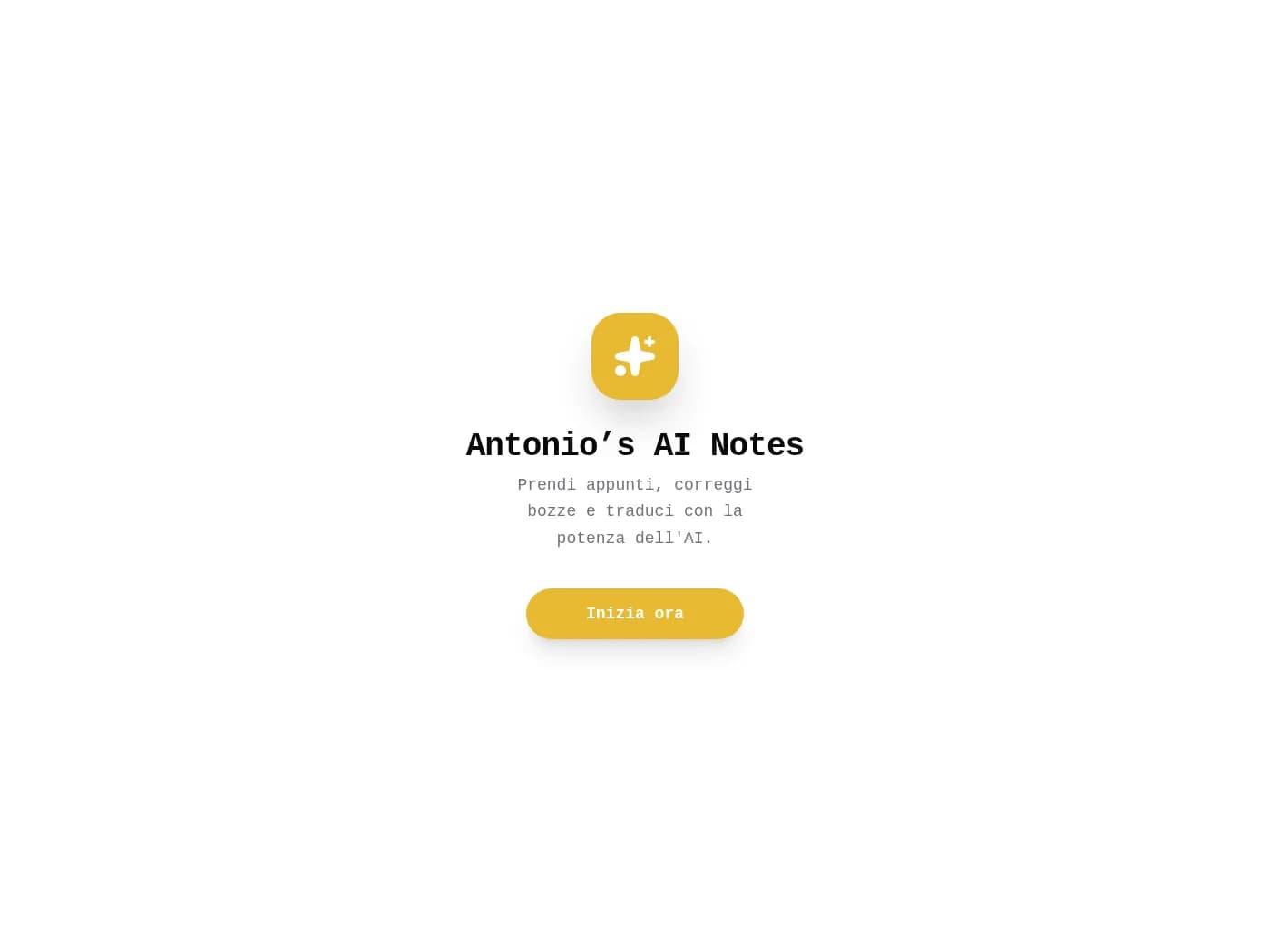 Antonio’s AI Notes