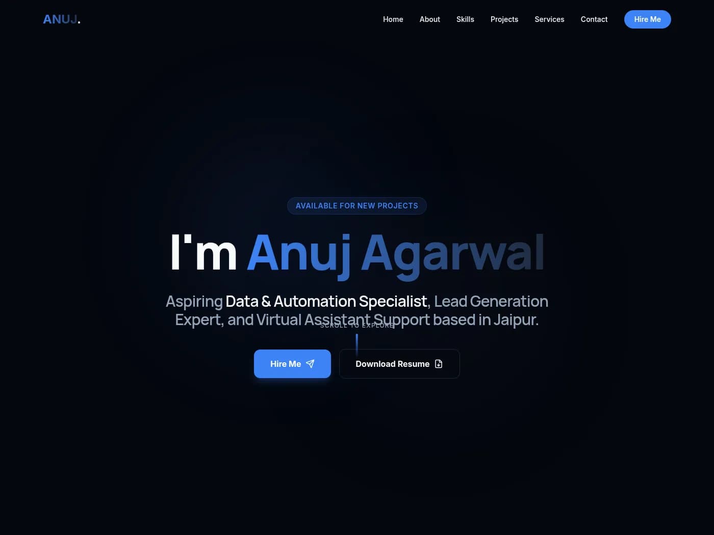 Anuj Agarwal Portfolio