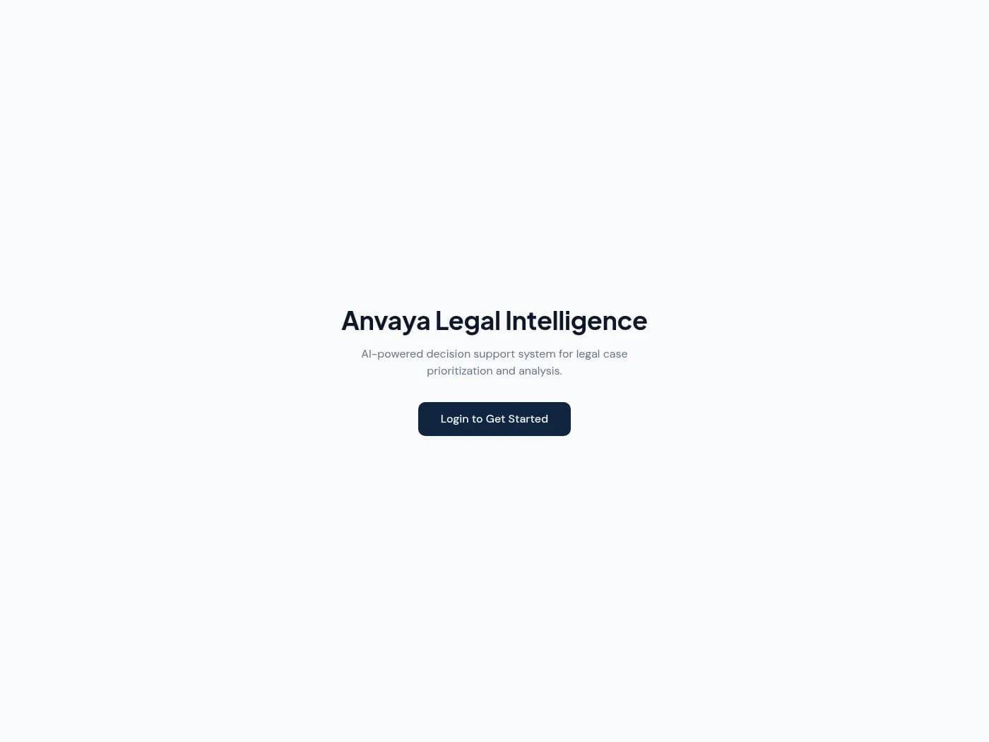 Anvaya Legal Intelligence
