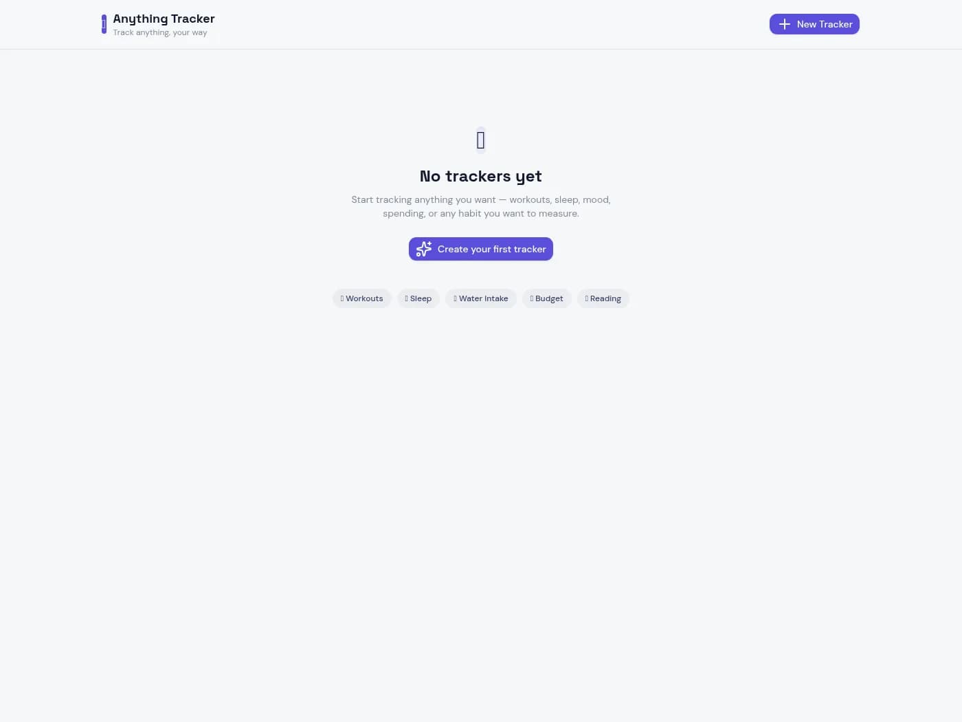 Anything Tracker