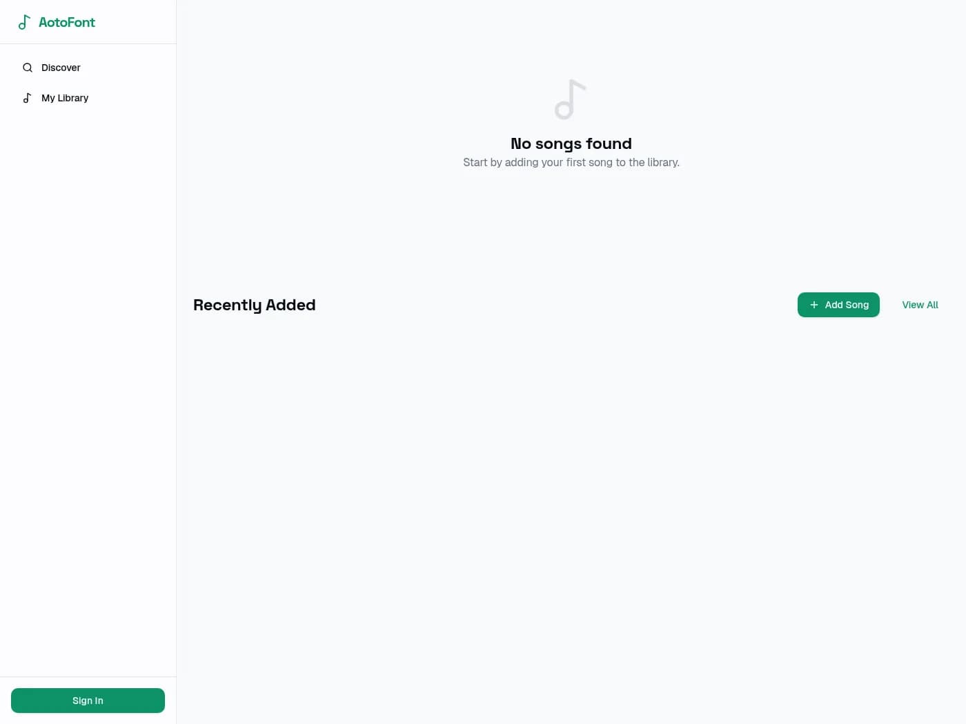 AotoFont Lyrics Viewer