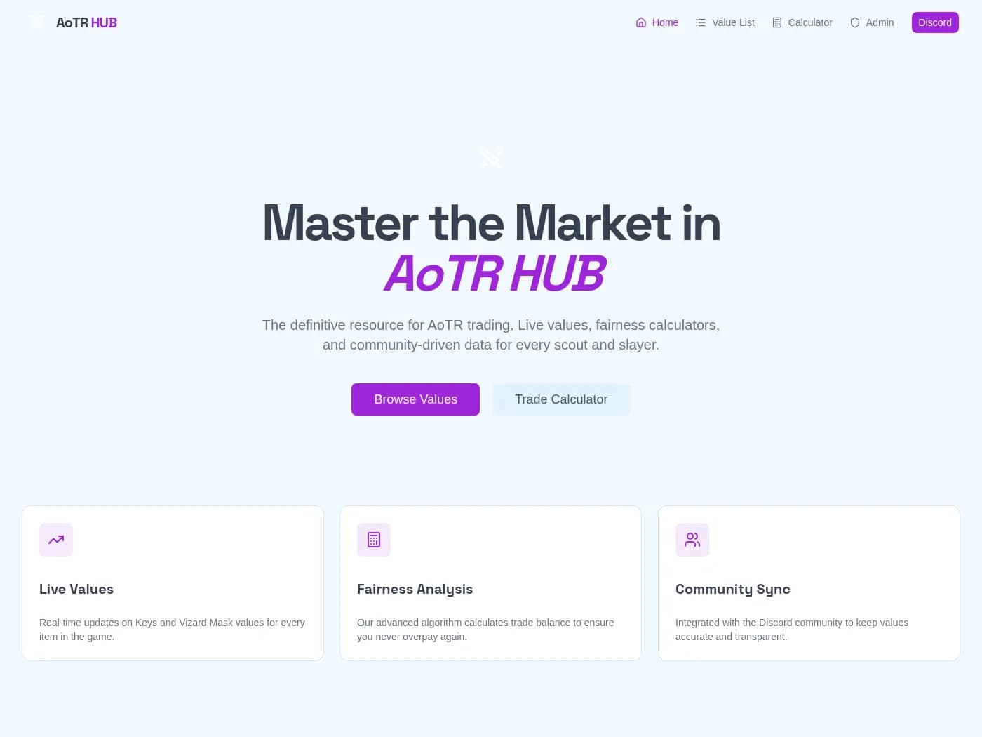 AoTR Trade Hub