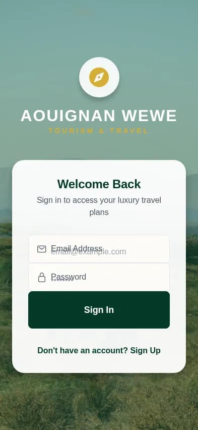 Aouignan Wewe Travel App