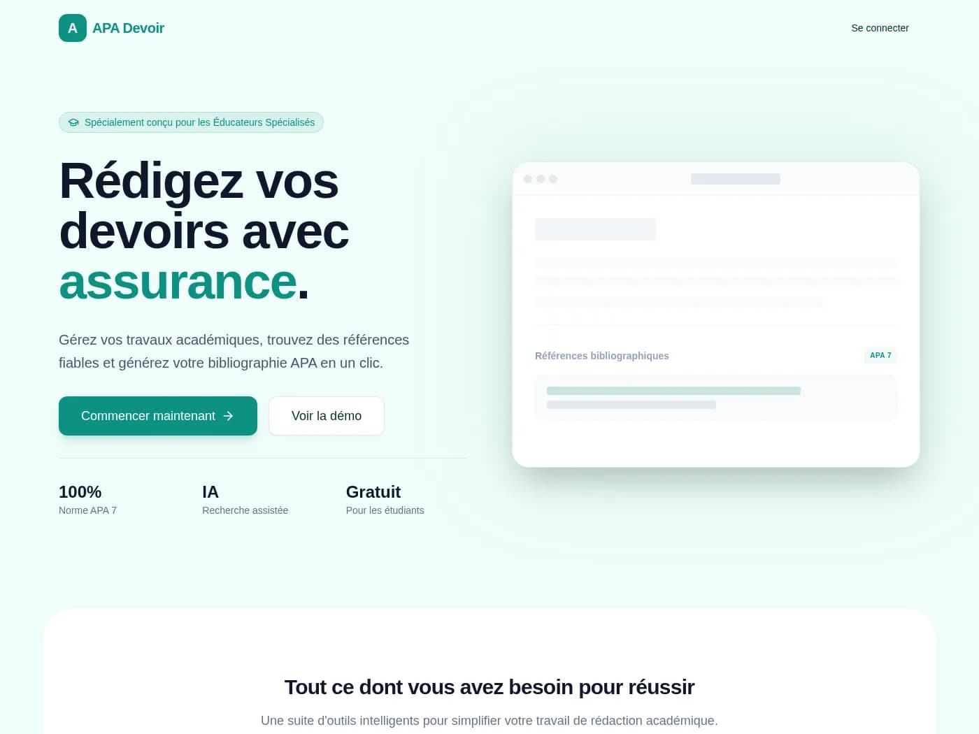 APA Devoir Assistant