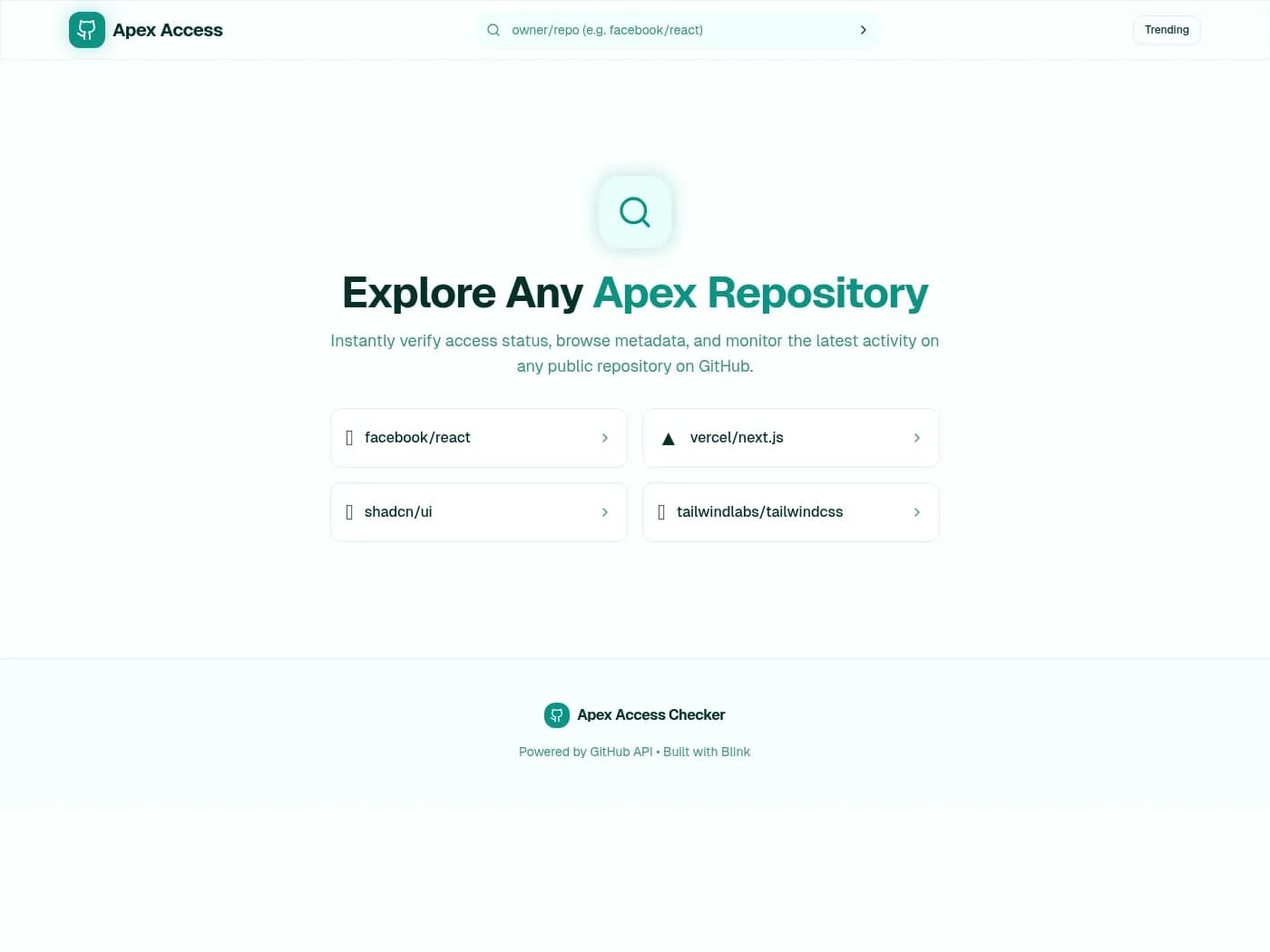 Apex Repo Access Checker