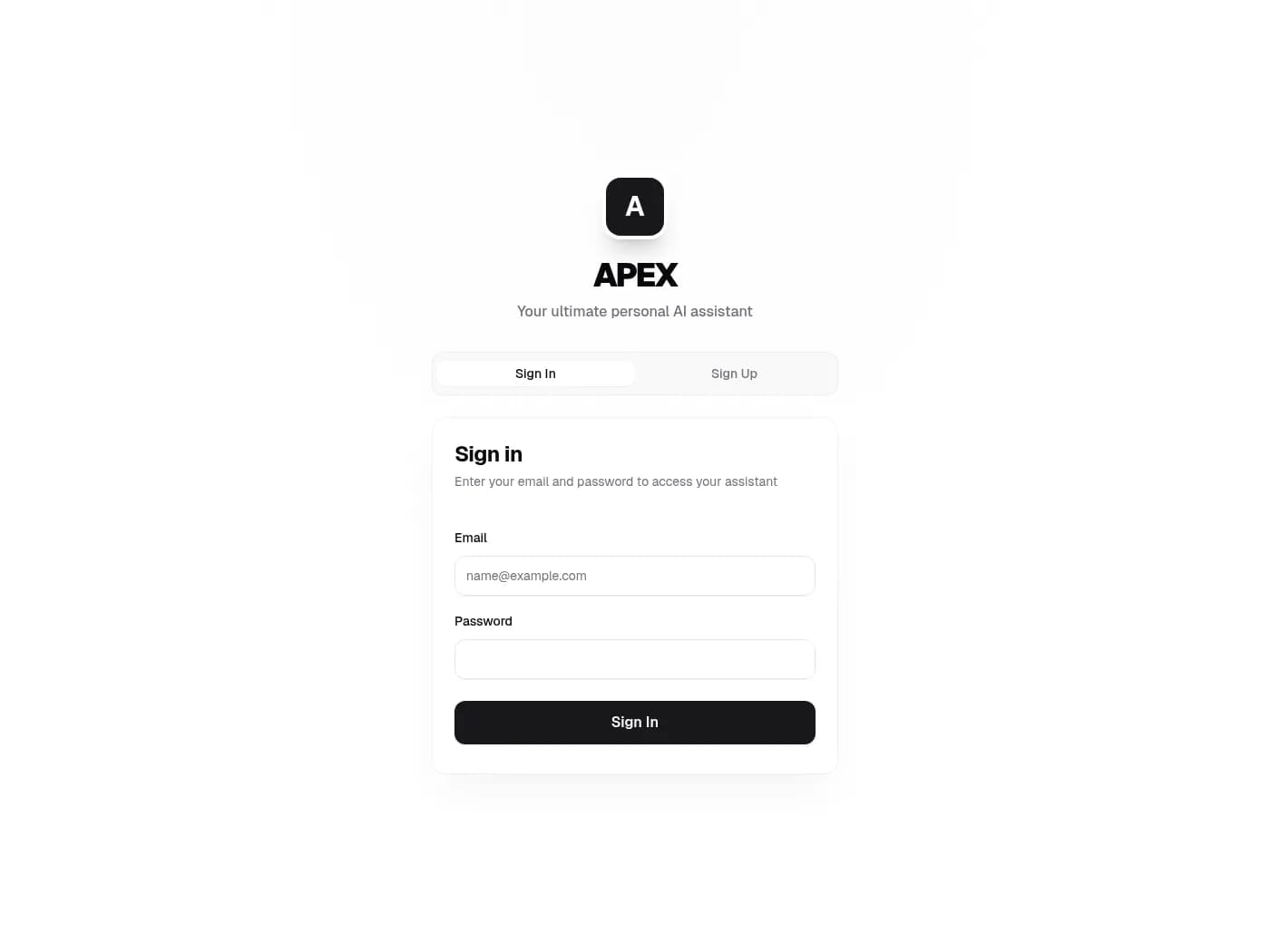 Apex AI Assistant