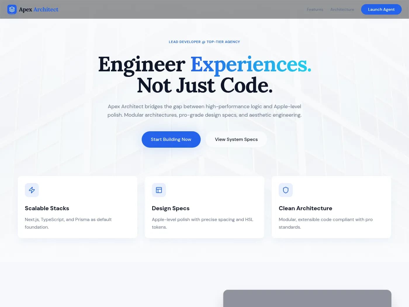Apex Architect AI Agent