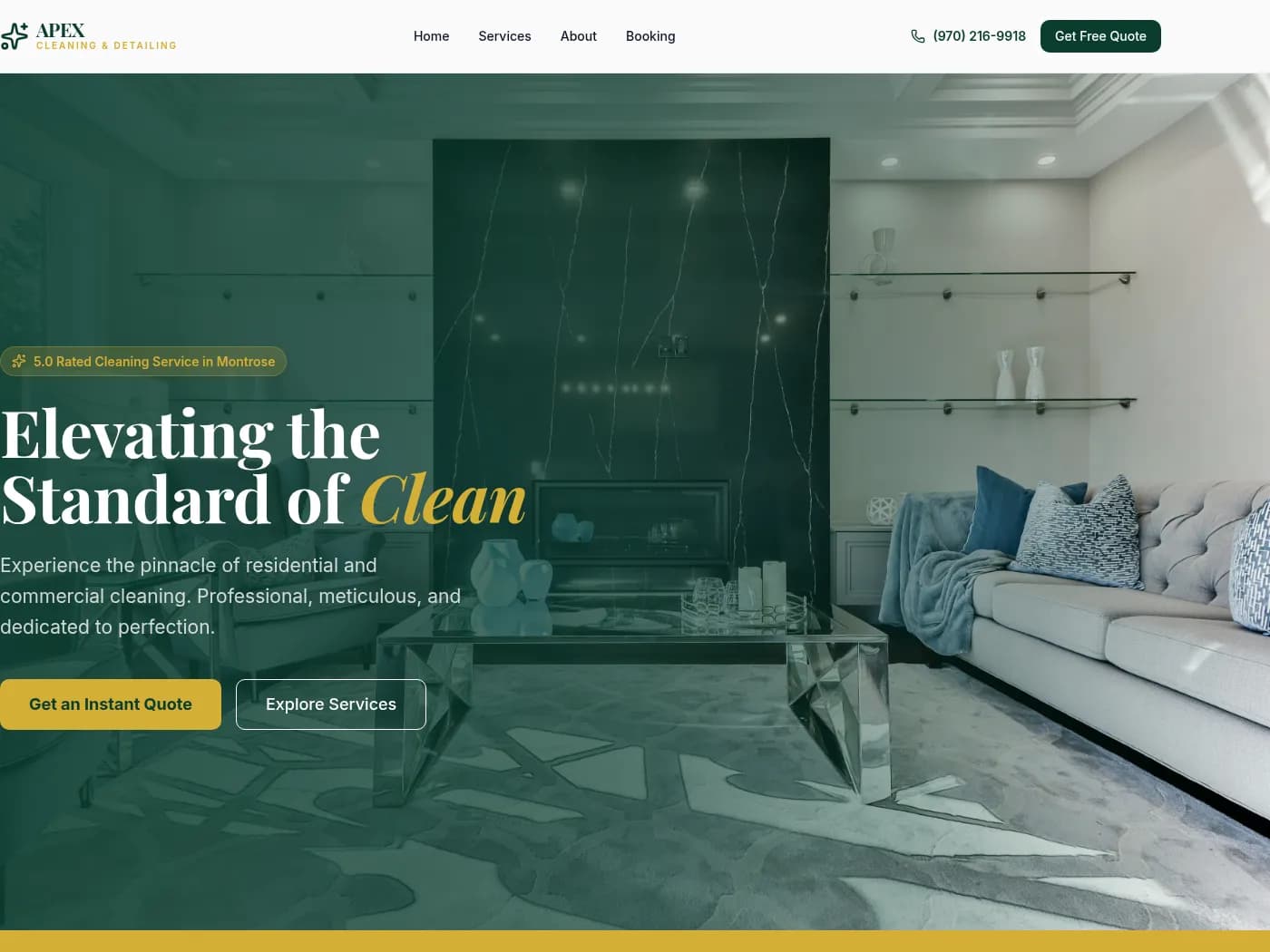 Apex Cleaning Web Hub