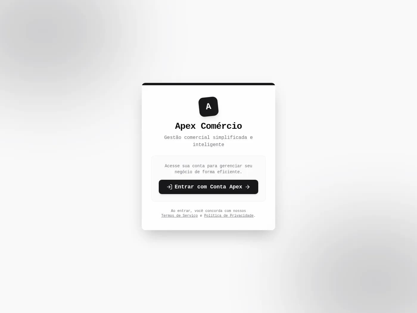 Apex Comercio Clone