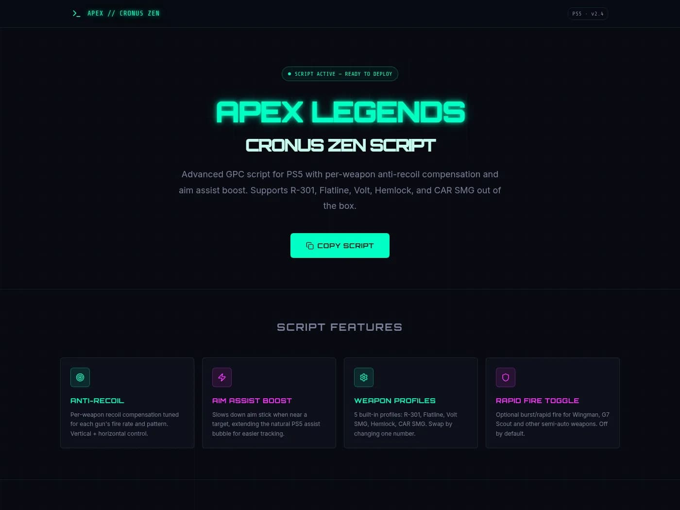 Apex CronusZen Script