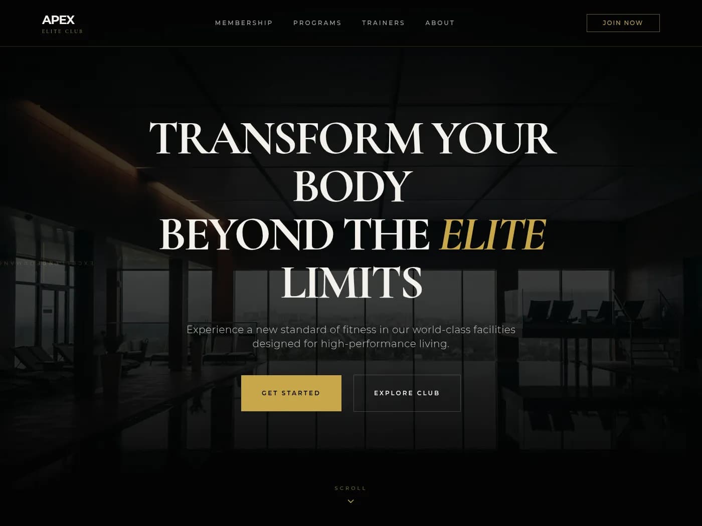 APEX Elite Club Website