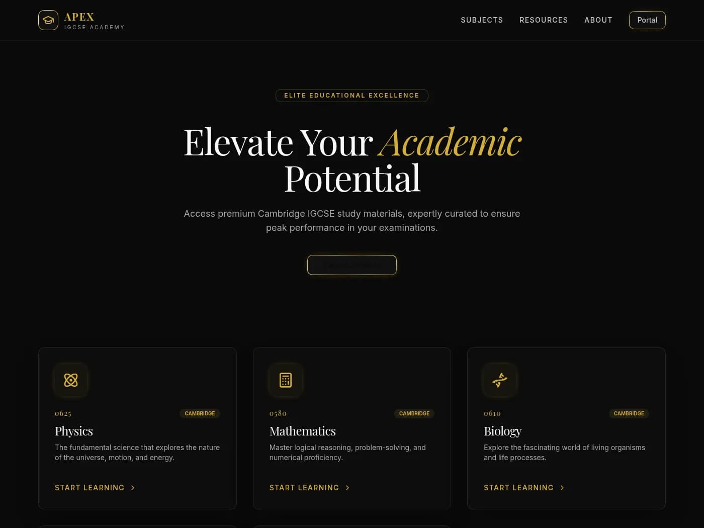Apex IGCSE Academy