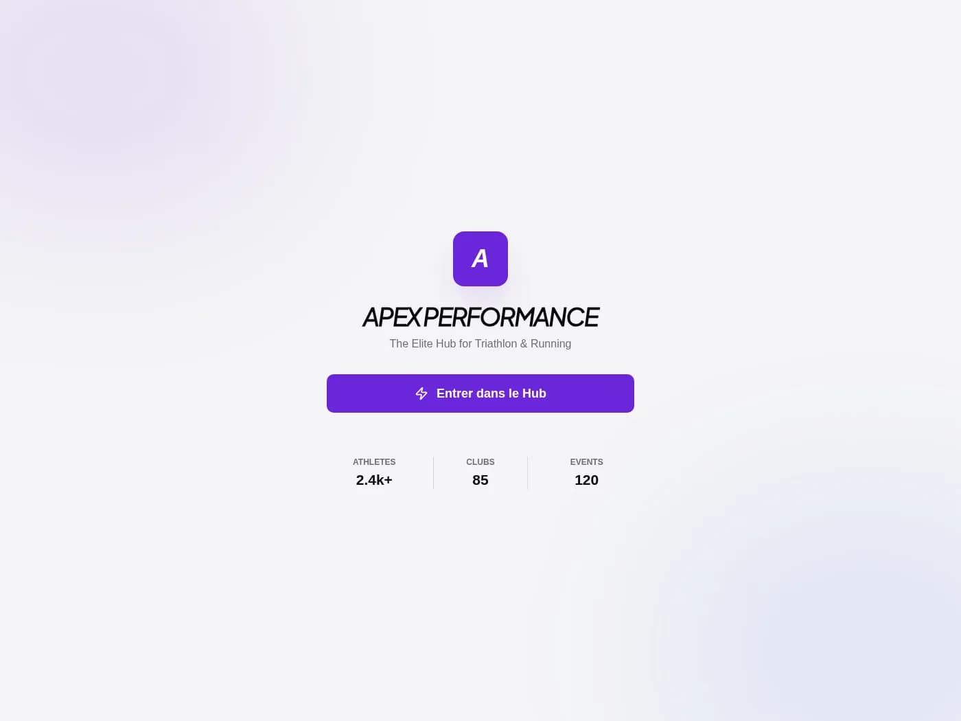 APEX Club Performance Hub