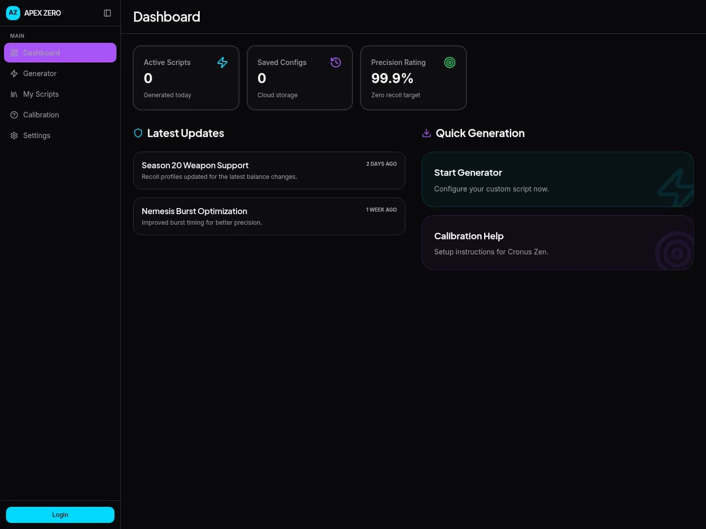 Apex Zero Recoil Script