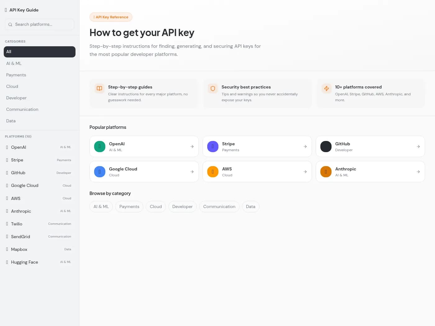 API Key Guide
