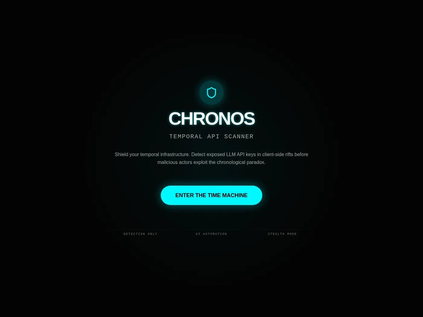 Time Machine API Key Scanner