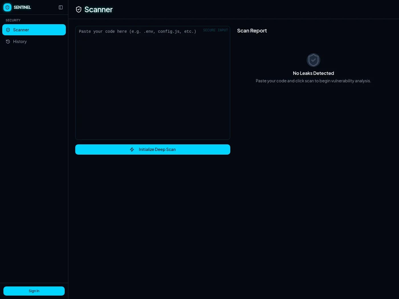 API Key Leak Scanner