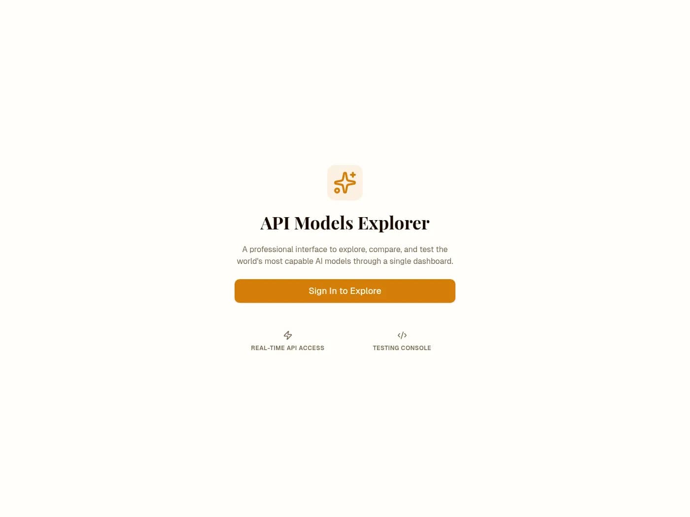 API Models Explorer